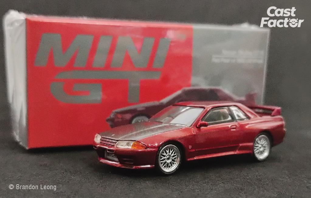 MINI GT NISSAN SKYLINE GT - R RED PEARL W BBS LM WHEEL – RCPASSION